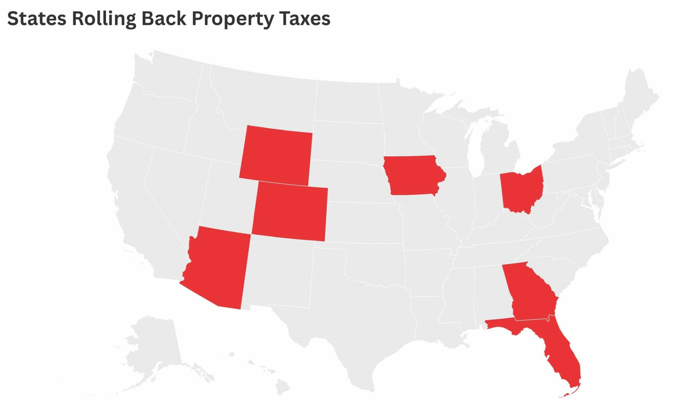 Map Shows States Rolling Back Property Taxes – Newsweek | Wirepoints